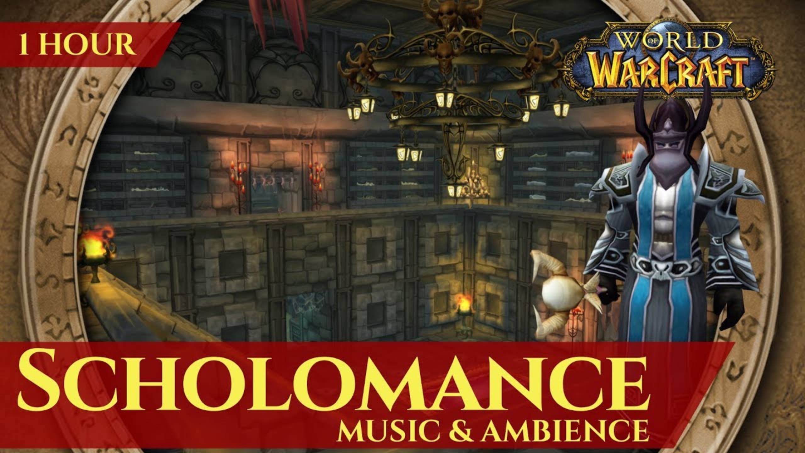 Vanilla Scholomance - Music & Ambience (1 hour, 4K, World of Warcraft Classic)