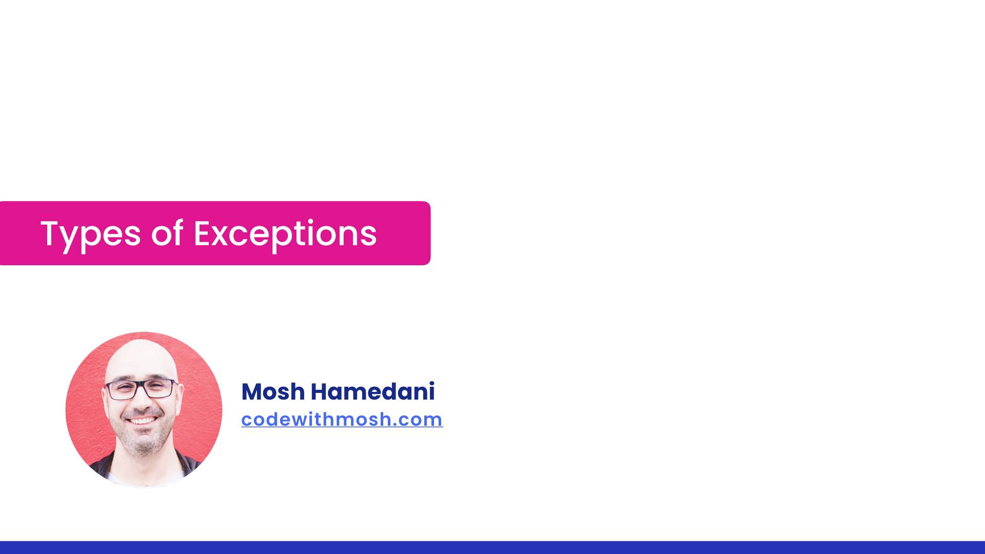 4- Types of Exceptions