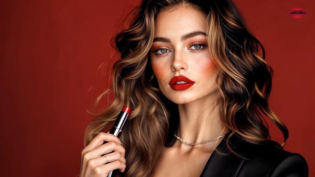 💋 Enchanted - Best Deep House Mix - Beautiful Girl With Red Background 💋