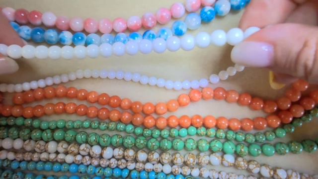 Распаковка посылок из АлиЭкспресс ♡5. Говлит, халцедон, опал и другие бусины.