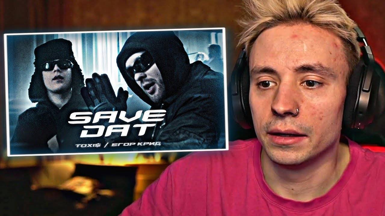 РЕАКЦИЯ ФОЛЛЕНТОСА НА КЛИП: Toxi$ , Егор Крид - SAVE DAT ( Премьера Клипа 2024 )