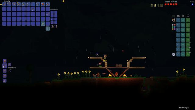 Terraria - Приключения 2D - 1 - Странно что я строю