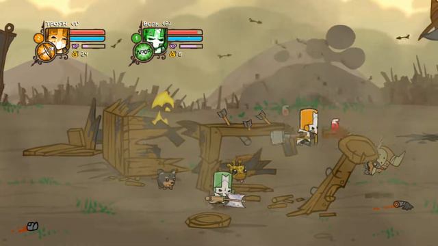 Castle Crashers - 1 - Тяжкий путь рыцаря - Наших бьют