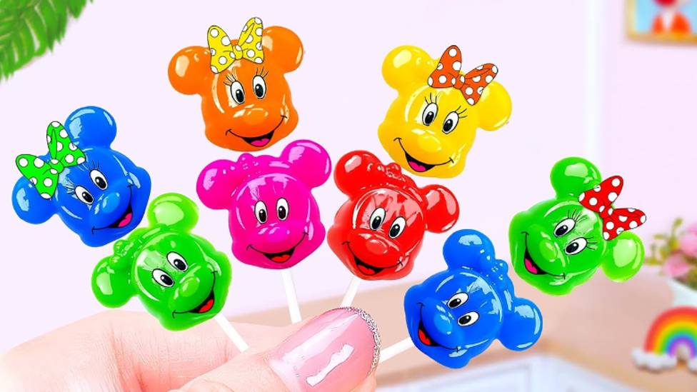 Мини-Кухня! 🌈Готовим Радужное Желе для ЕДИНОРОГА | МИЛЕЙШИЙ ЖЕЛЕЙНЫЙ ТОРТИК с Минни Маус и Дейзи