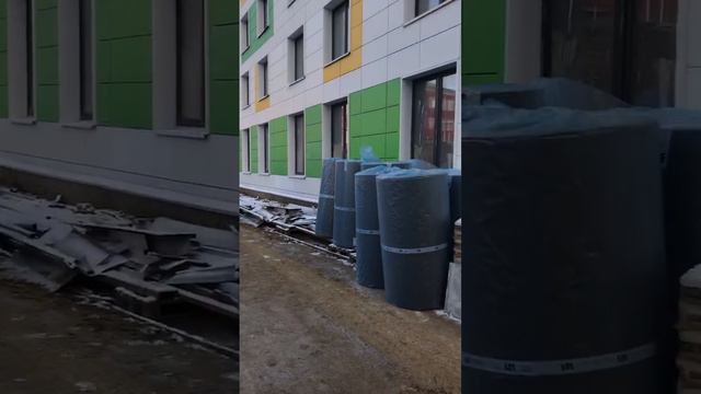 Отгрузка линокрома и изолона на объекте МГТУ им. Баумана от компании «Энки»