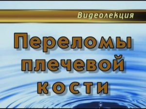 Переломы плечевой кости (инновационные технологии остеосинтеза)