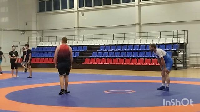 Тренировка по вольной борьбе в старшей группе, 24.09.2024