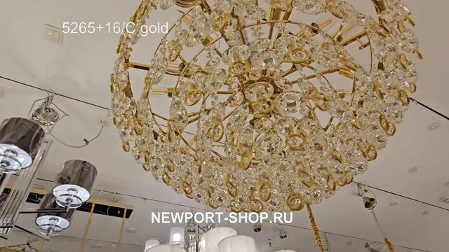 Newport Люстра 5265+16/C gold ( Newport-shop.ru )