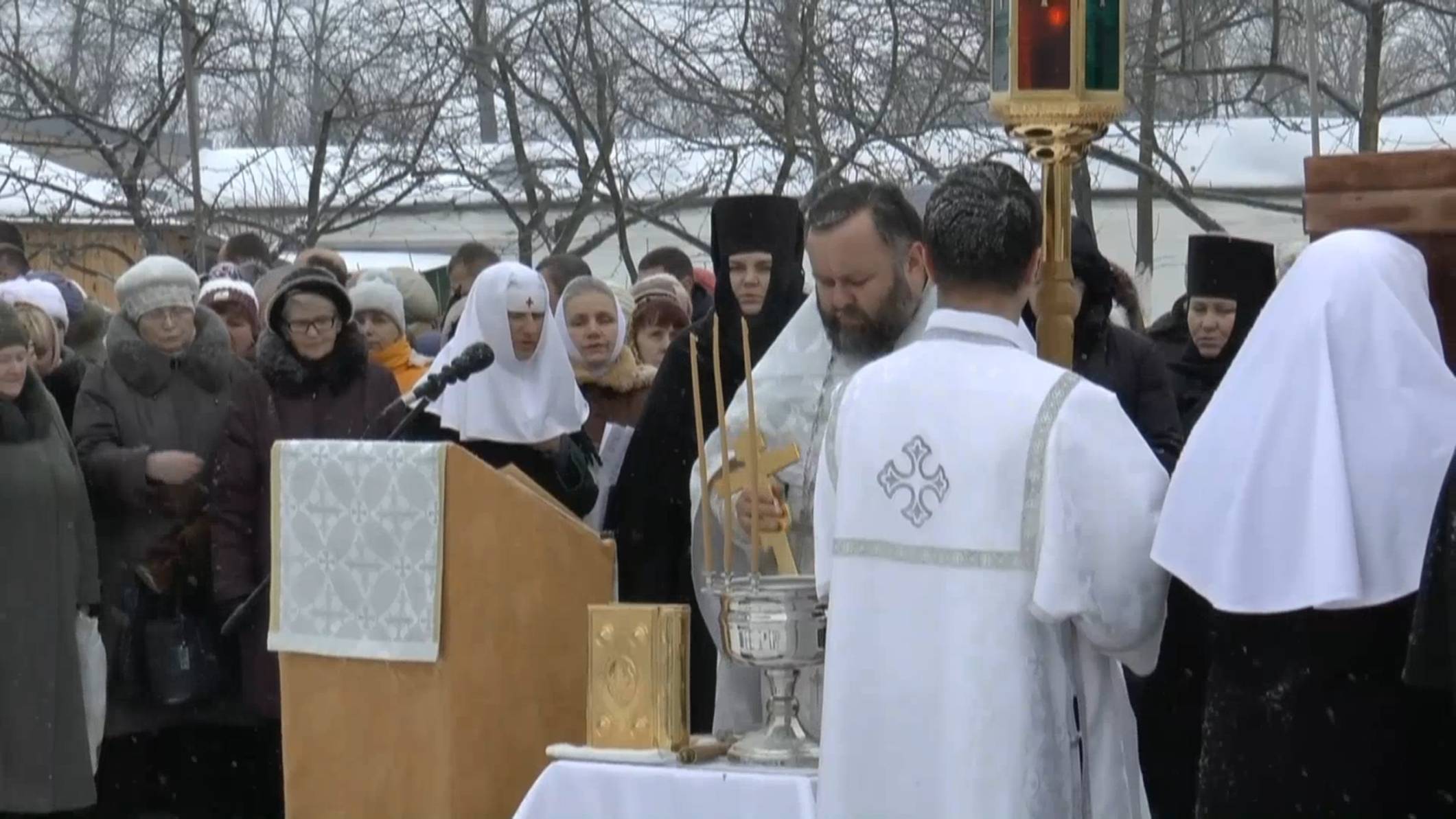 Освящение крещенской воды - 2018