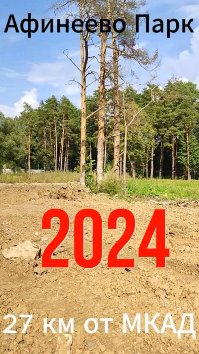 Что сейчас с участками в кп Афинеево Парк на Киевке (2024)