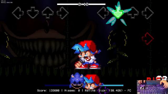 FNF | VS Sonic OMT! ONE LAST FUNK (GameOver) | Mods/Hard/Gameplay ...