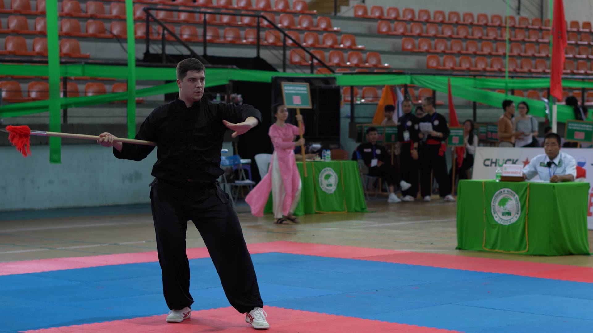 Выступления спортсменов-техников "Чемпионат мира по восточному боевому единоборству - Вьетнам 2024"