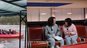Интервью Елены для Ирины Роговой в аэропорту Барнаула