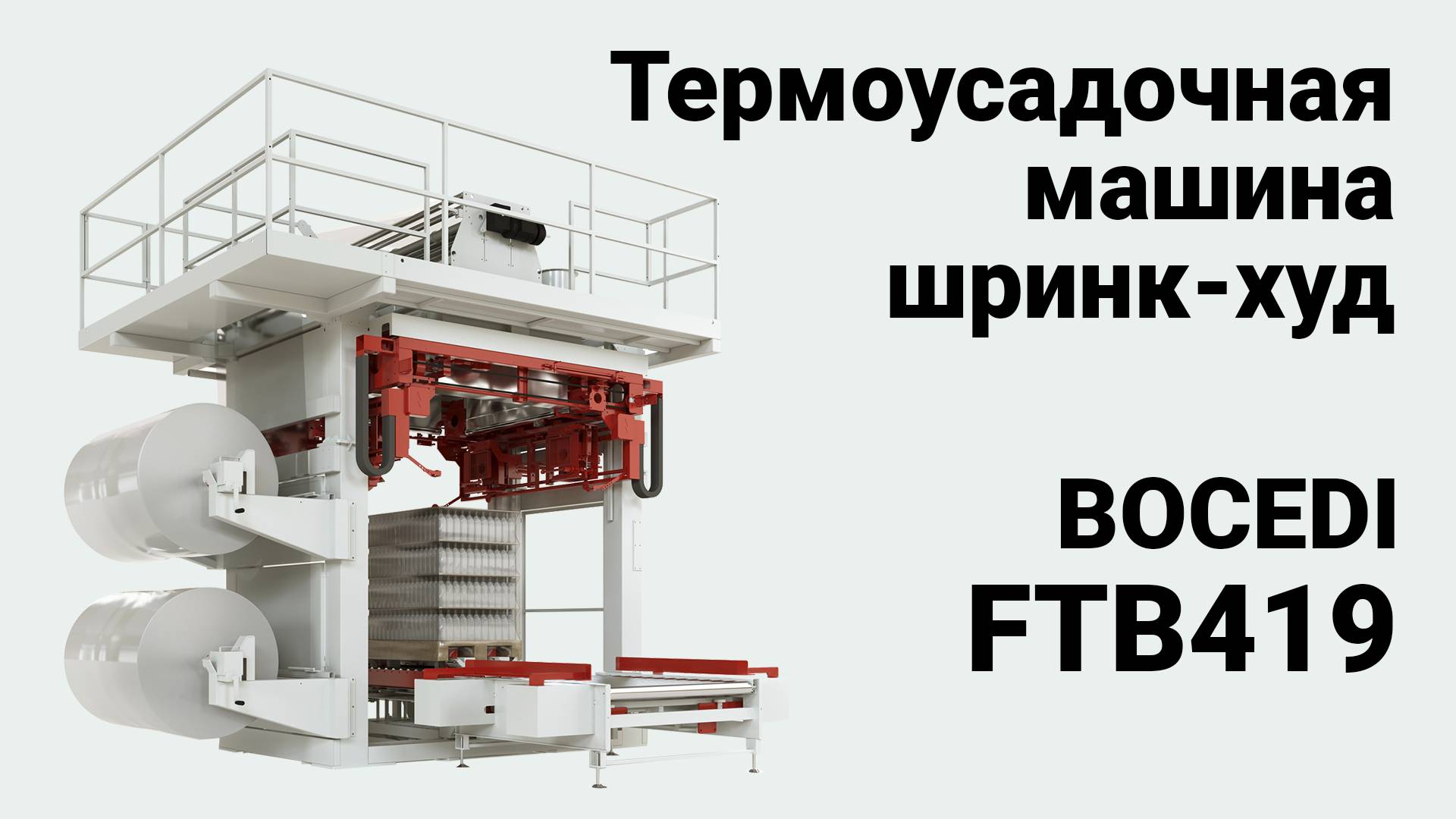 Bocedi FTB419 - термоусадочная машина шринк-худ