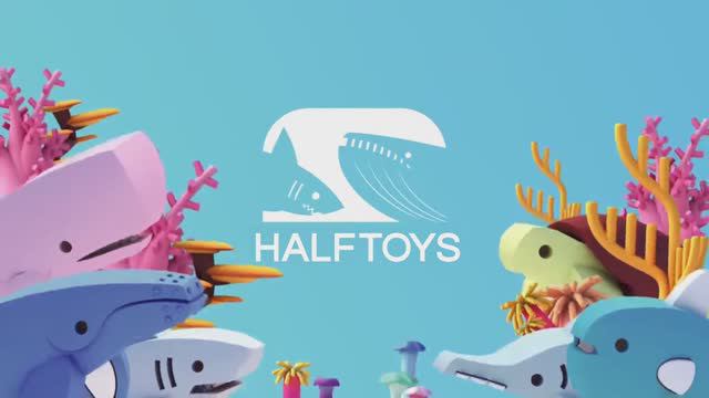 HALFTOYS OCEAN – магнитные фигурки со скелетом внутри!