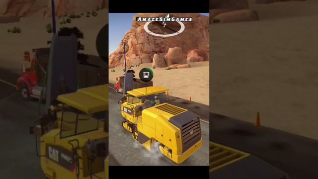 Construction Simulator 2. Removing The Damage Asphalt 💪