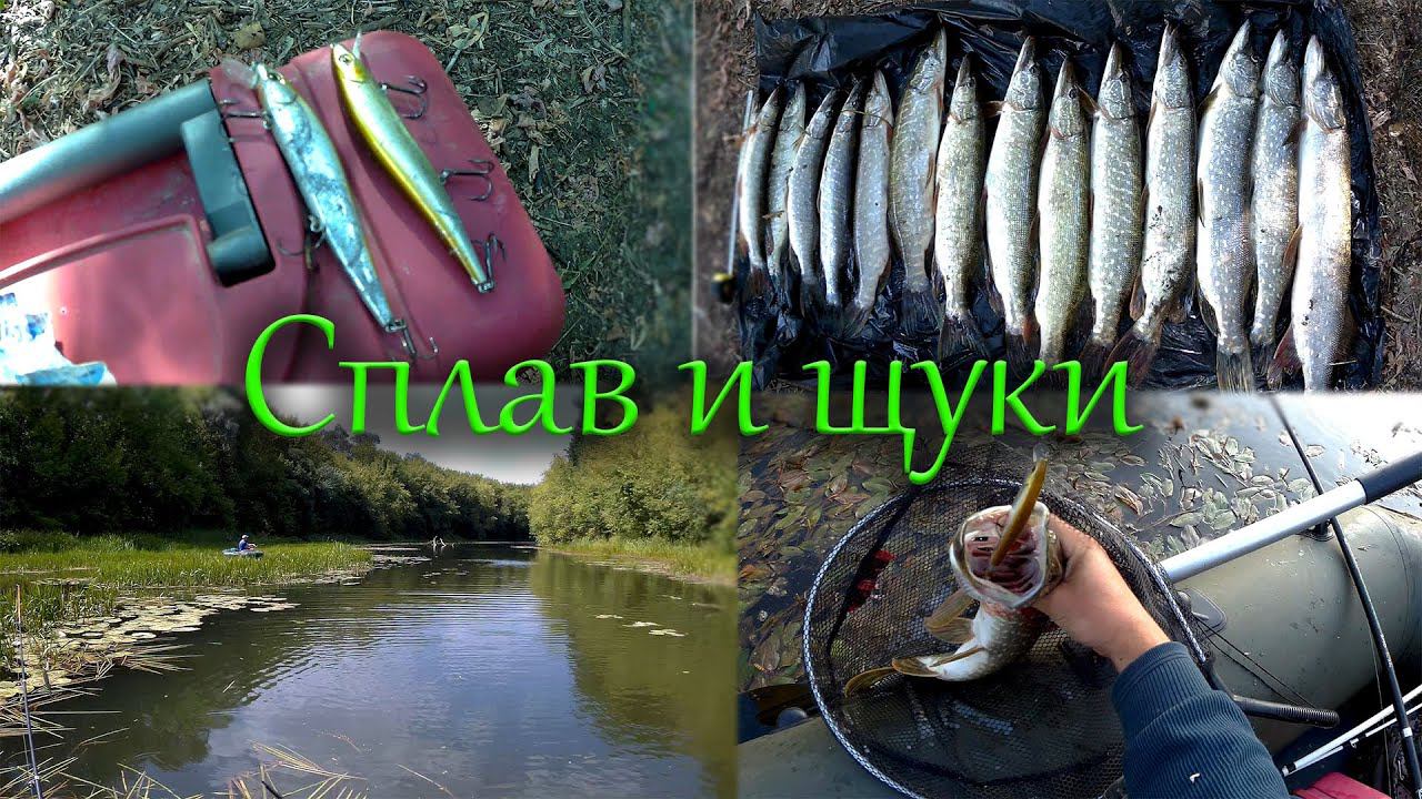 Эти воблеры сегодня ЛУЧШИЕ! Сплав по реке и много щуки! ЛУЧШЕЕ ВРЕМЯ на рыбалке!