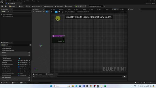 Префабы Unreal Engine 5 Blueprint и виджеты утилиты редактирования#2