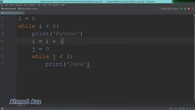 25.Python tutorial Nested While Loops