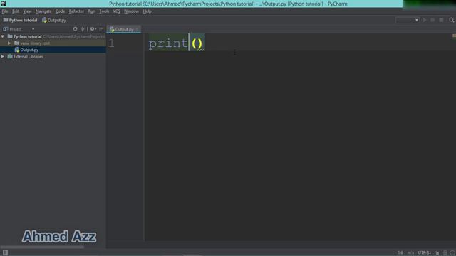 03.Python tutorial -- Output in python المخرجات في البايثون
