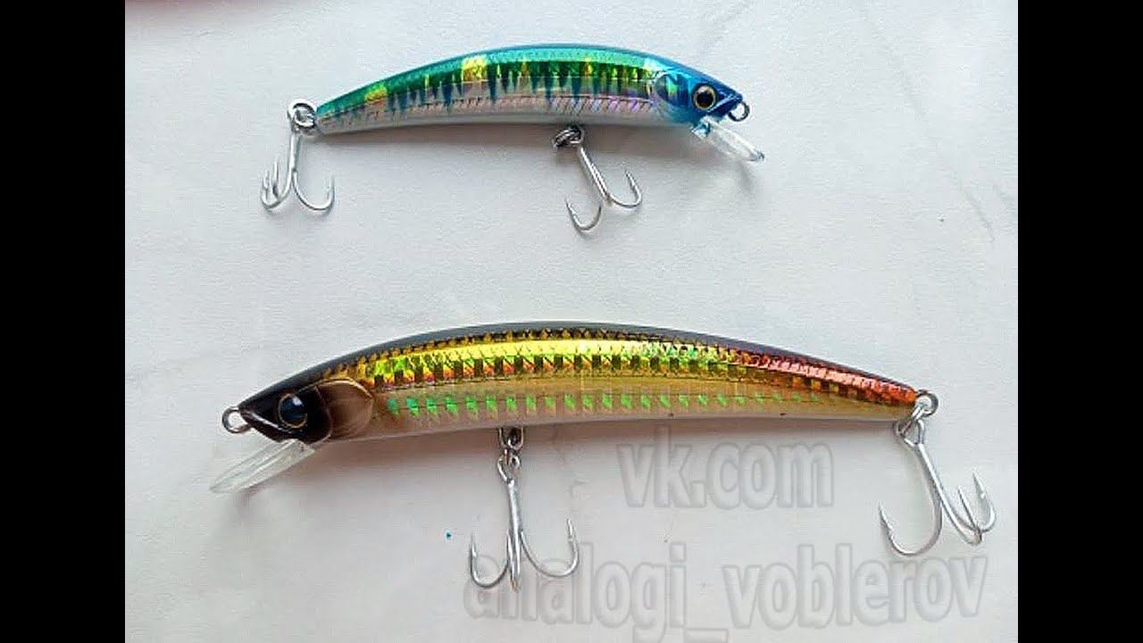 Копия воблера - Yo Zuri Crystal Minnow SP (50 / 70 / 90-SP ) - с Алиэкспресс. Твичевый воблер