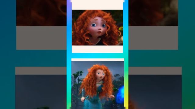 Disney princess Merida || Then v/s Now ||