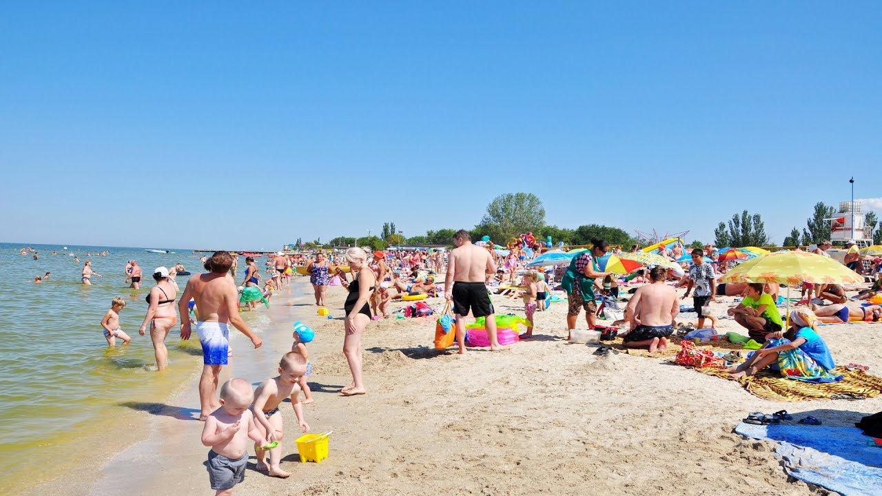 Ейск: центральный пляж 14 сентября 2019г.