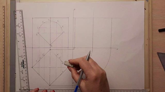 Начертательная геометрия. Практическое занятие к лекции 5 часть 1.