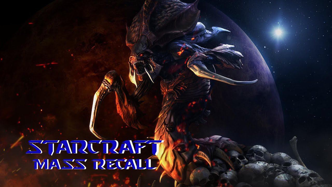 StarCraft Mass Recall Прохождение Зерги "Среди руин"