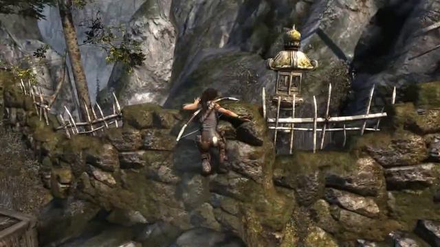 ПРОХОЖДЕНИЕ Tomb Raider 2013 - ДЕРЕВНЯ НА СКАЛАХ - ГОРНАЯ ДЕРЕВНЯ