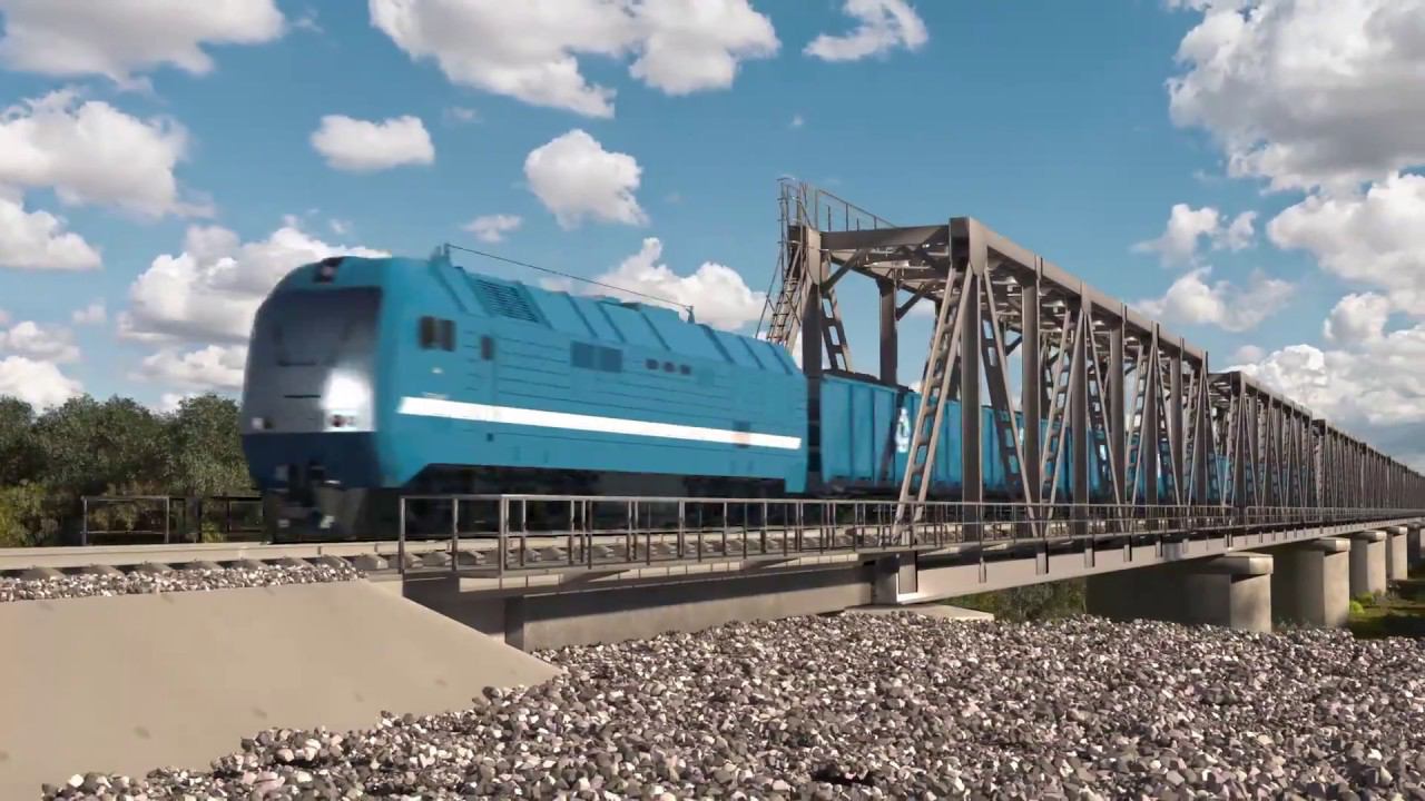 ТЭПК. 3D видеопрезентация, визуализация проекта Железной дороги (ЖД)