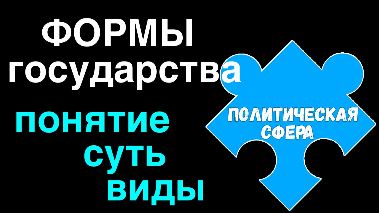 ЕГЭ обществознание | ФОРМЫ ГОСУДАРСТВА понятие суть виды | Подготовка ЕГЭ Обществознание кратко |