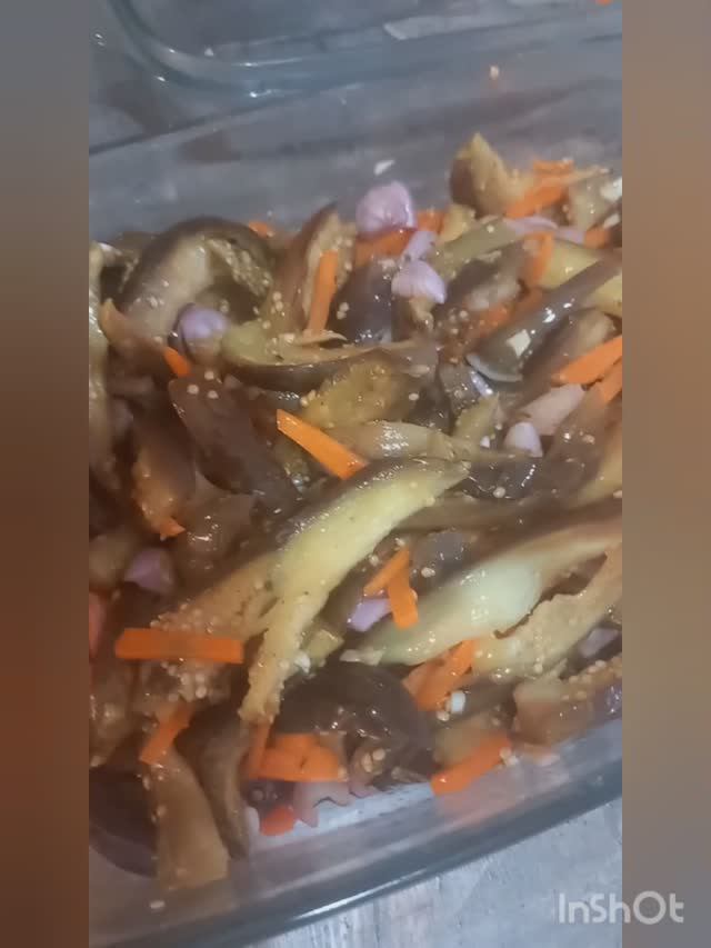 Баклажаны по-корейски!