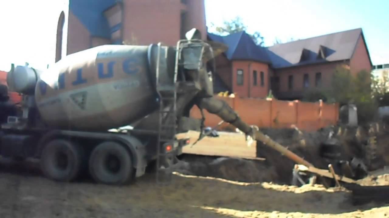 ул. Рыбацкая г. Тверь - Процесс бетонирование подбетонки