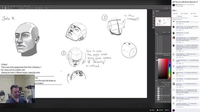 Marc Brunet ART School - Weekly Stream Episode 15