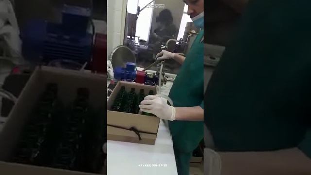 Работа технологической линии с насосом-гомогенизатором производства ООО Промбиофит