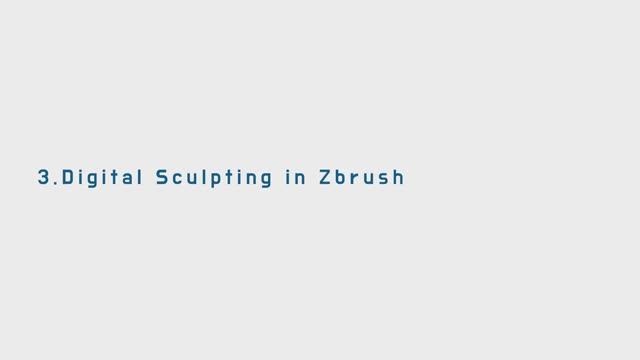 [Урок 3] Основы лепки в ZBrush