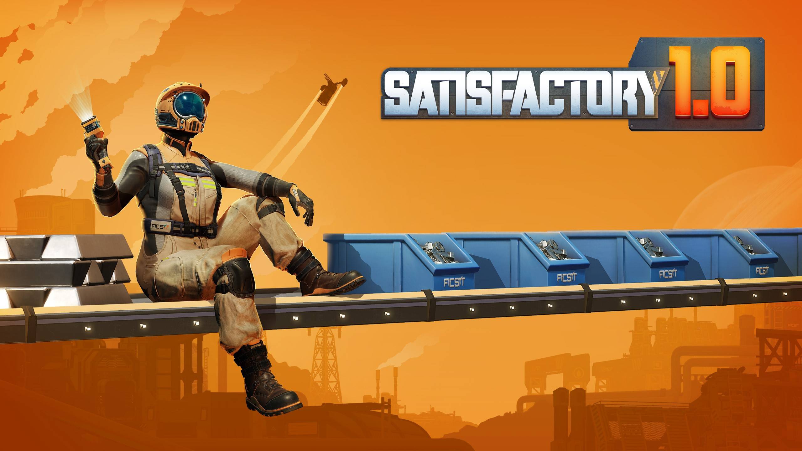 Satisfactory 1.0 Продвинутое производство стали. Чилим под музычку.  #5
