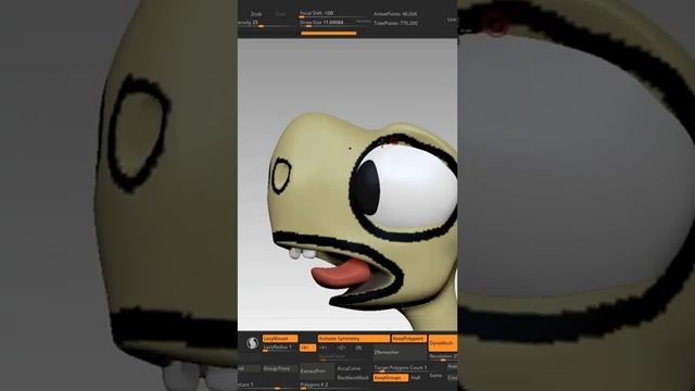 Простая автоматическая Ретопология в ZBrush