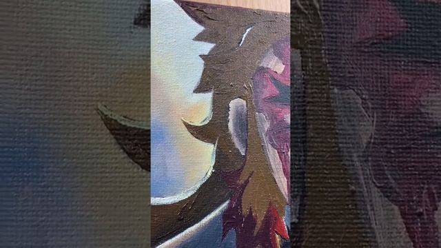 Rengoku Painting 😭 #rengoku #anime #animeart