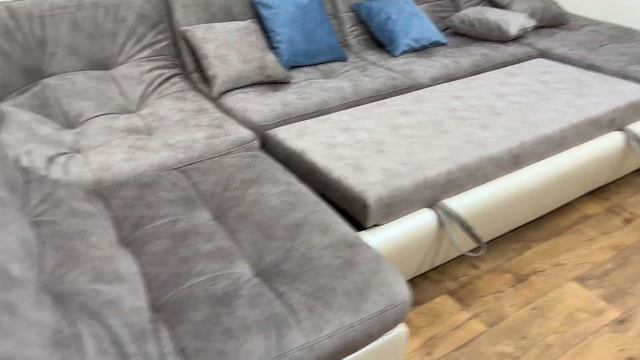 "Дельфин" - Обзор дивана Монреаль с механизмом ДЕЛЬФИН.