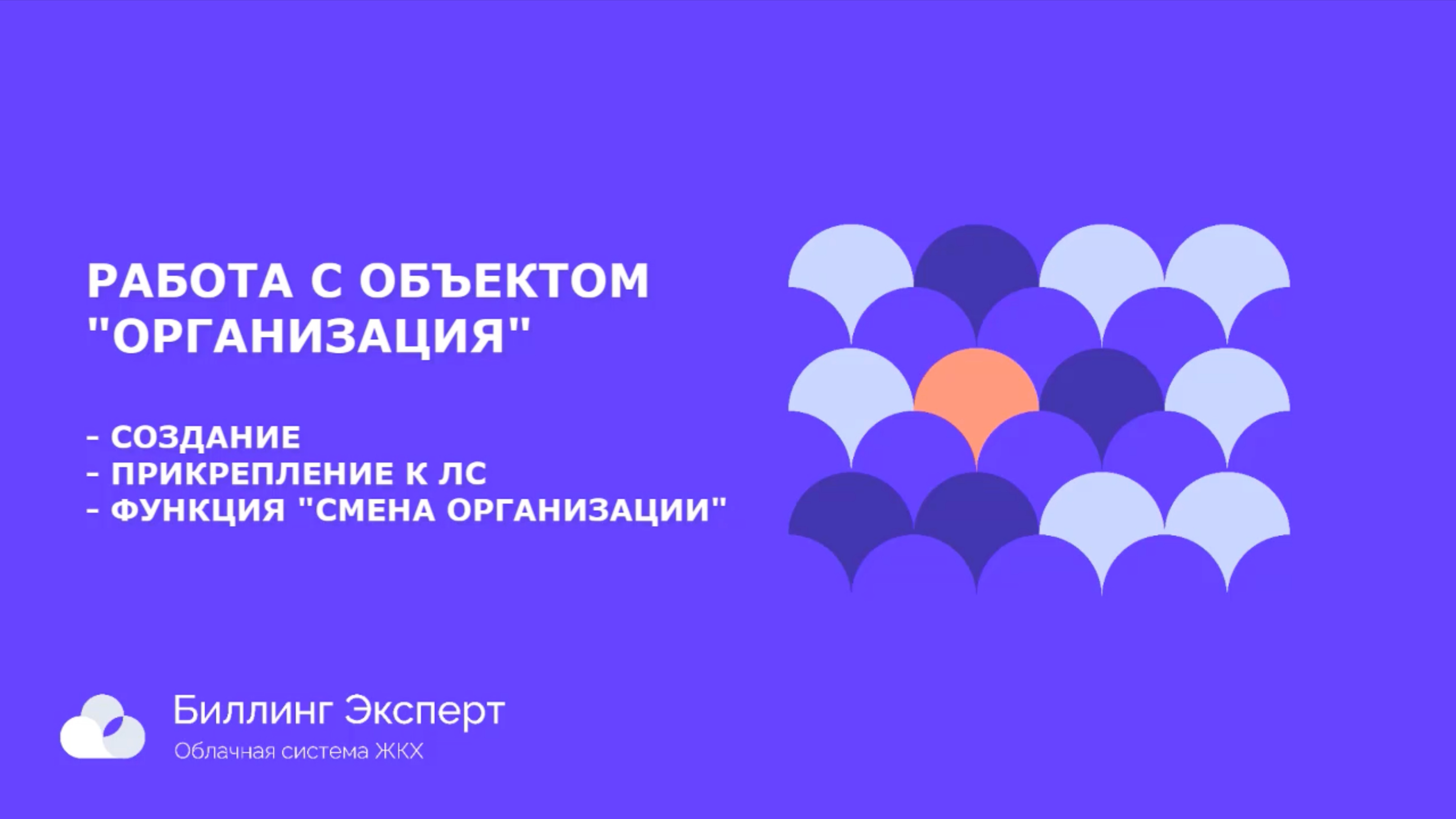 Создание новой организации в справочнике