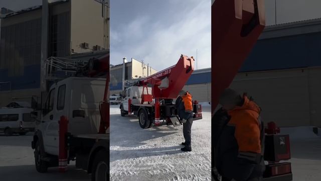 Автогидроподъемники RED MACHINE - твоя победа, твой характер! #техинком #производство #redmachine