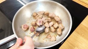 Нежная телячья печень с грибами в сметанном соусе за 30 минут! | Простой рецепт