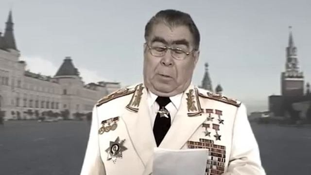 Юмористическое поздравление Брежнева с 23 февраля 2011 г
