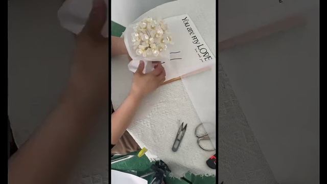 Видеоинструкция по сборке букета_