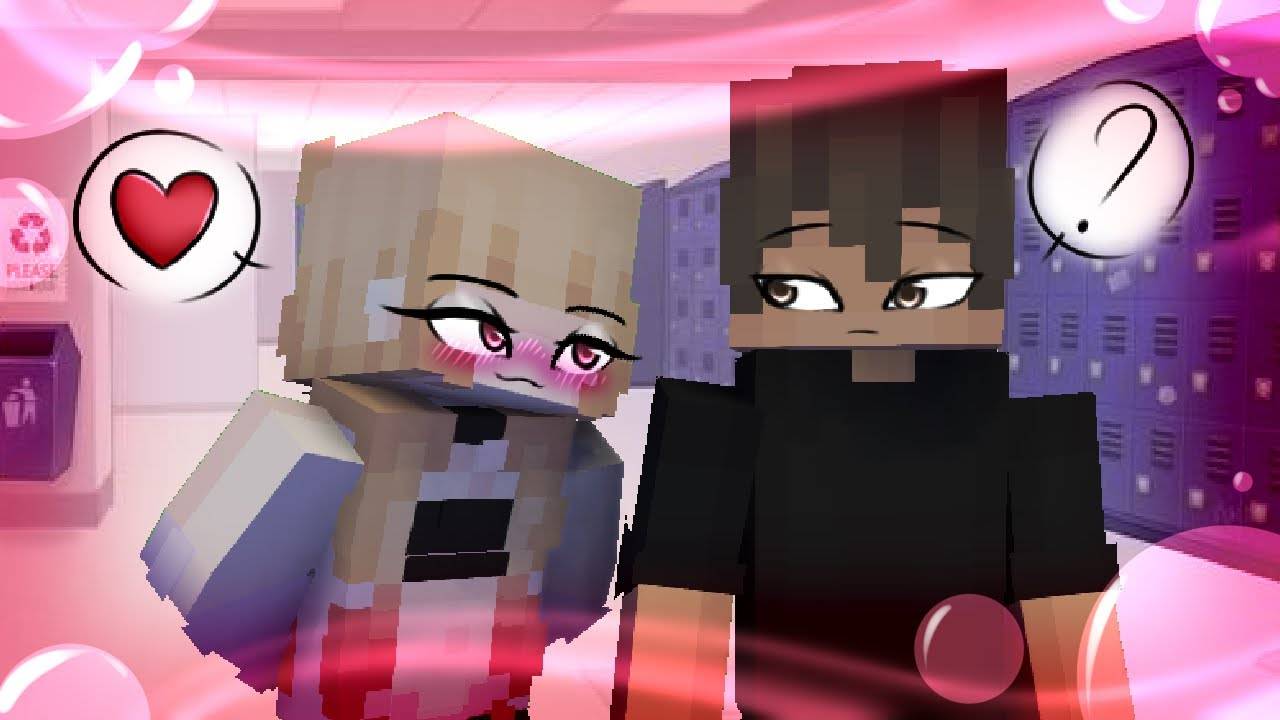 💕В парня Влюбилась КОРОЛЕВА ШКОЛЫ В Майнкрафт