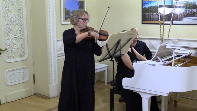 И.С.Бах Соната №4 для скрипки и клавира до минор BWV 1017, (Алексей Ужегов, Елена Тараховская)