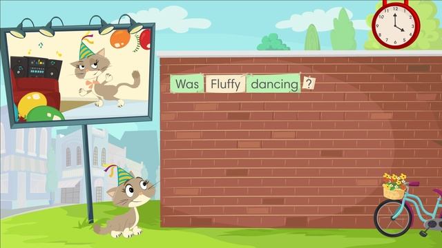 Get Grammar! – Fluffy was having a party.