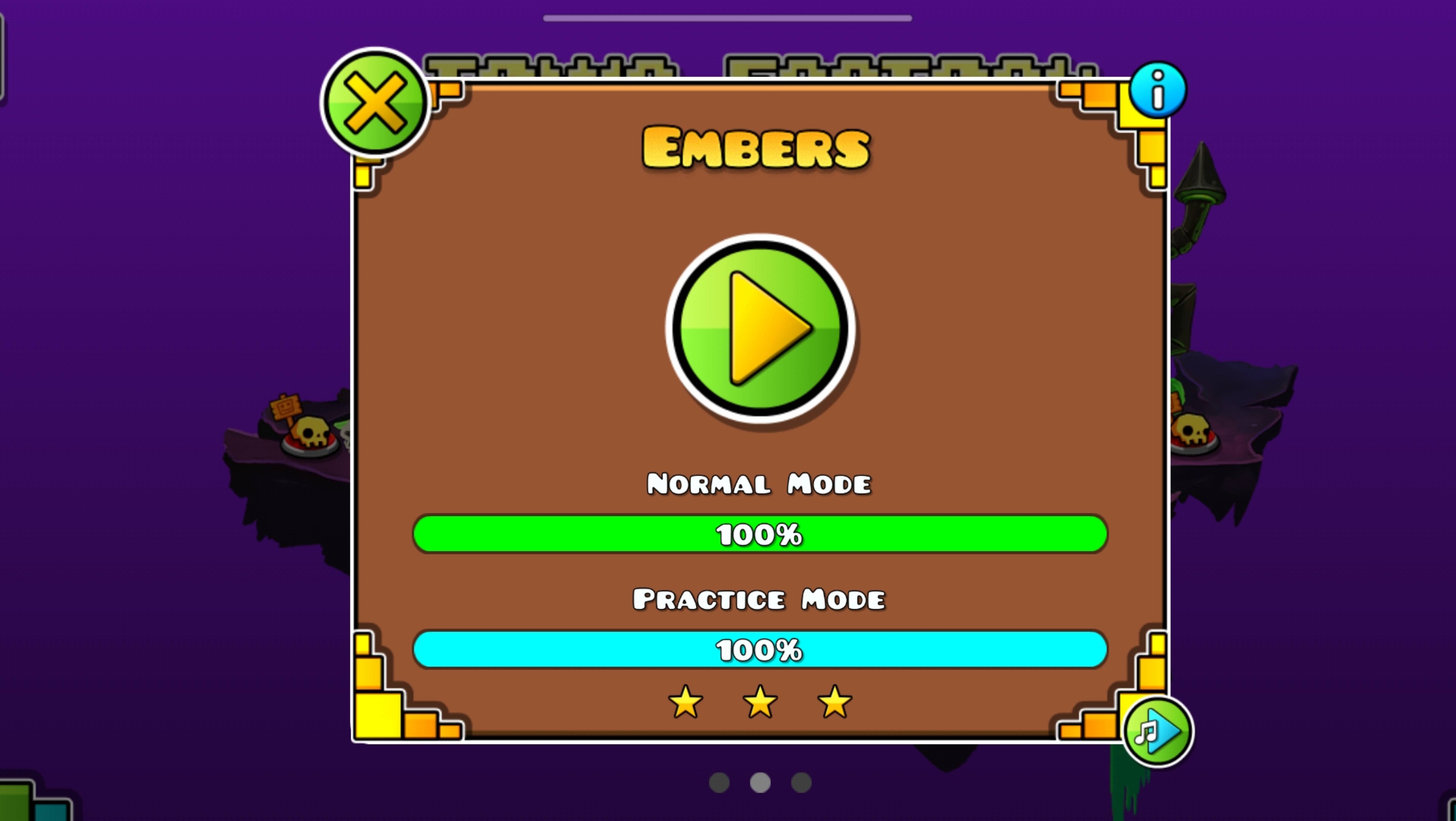 Прохождение Geometry Dash World уровень
Embers